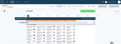 How Do I Assign Activity To A Shift On The Roster