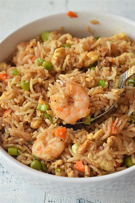 Authentic Chinese Shrimp Fried Rice Savory Bites Recipes A Food