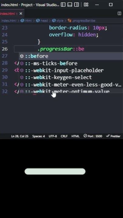 How To Create Simple Animated Progress Bar Using Css Css Tricks Codewithfaraz Youtube