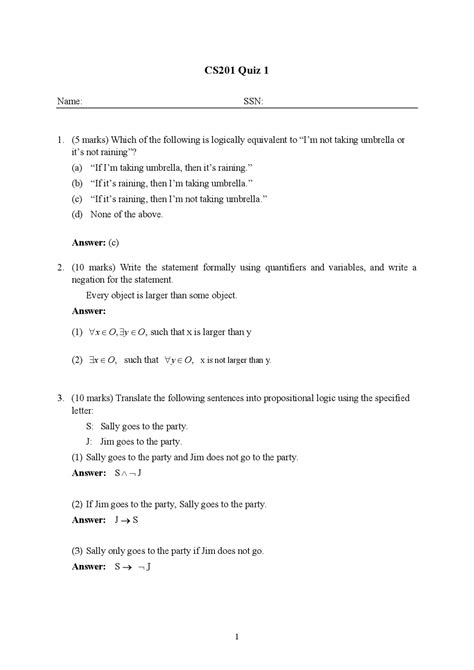 6 questions on data structures and discrete mathematics i quiz 1 cs
