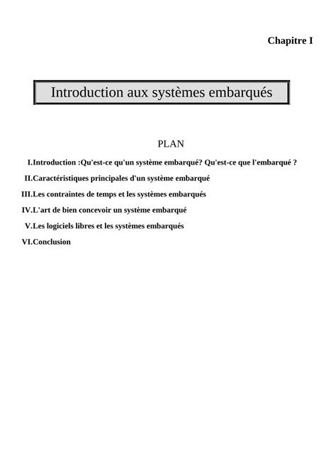 Pdf Introduction Aux Systèmes Embarquéssystemesembarques E Medias Files Cours