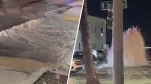 Video Shows Massive Water Main Break That Left Neighbors Without Water
