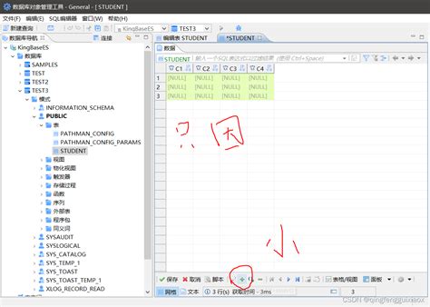 人大金仓数据库对象管理工具创建表，及其添加数据为啥我安装金仓数据库没有管理工具 Csdn博客