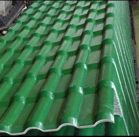 Lamina Para Techo Tipo Teja De Pvc Verde Mercadolibre