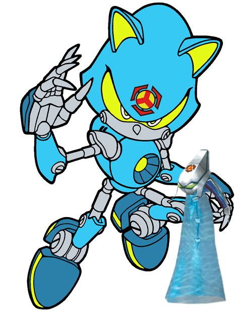 I Colored In Some Metal Sonic Lineart To Show Some Cool Alternate