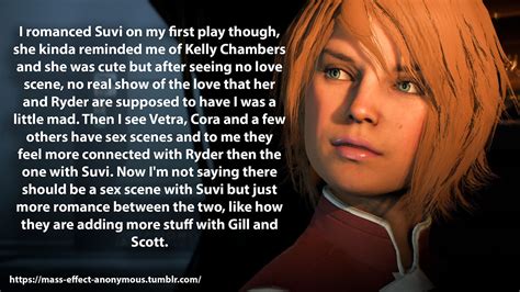 Mass Effect Confessions Confession I Romanced Suvi On My First Play