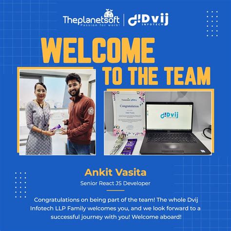 Dvij Infotech On Linkedin Seniorreactjsdeveloper Welcometotheteam