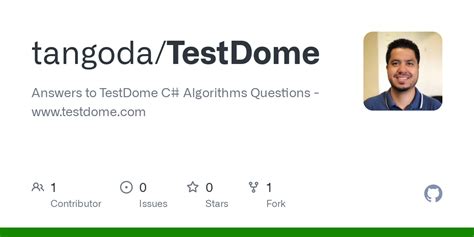 github tangoda testdome answers to testdome c algorithms questions
