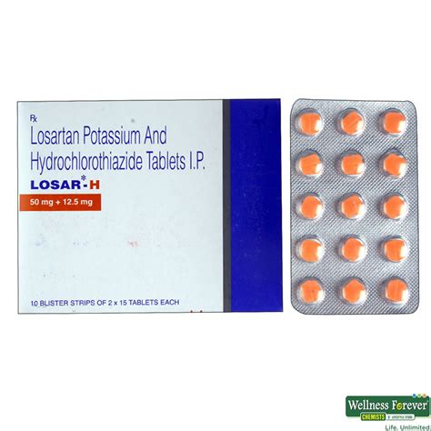 Buy Losar H 15 Tablets Online At Best Prices Wellness Forever