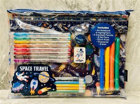 Brand New Smiggle Space Travel Stationery Set On Carousell