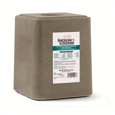 Murdochs American Stockman Se 90 Trace Mineralized Salt With Selenium Block