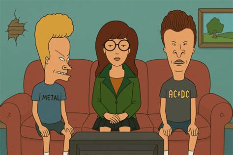 Beavis Butt Head And Daria Watching Tv Meme Beavis Butt Head And