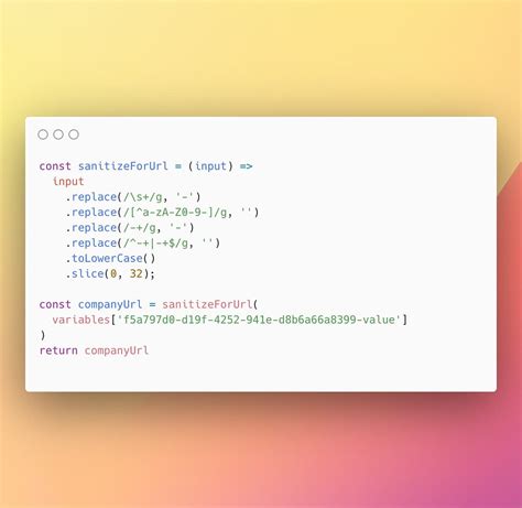 How To Convert A User Input To Url Friendly String Tutorials Weweb