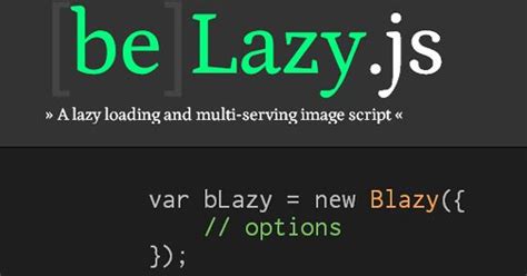 Blazy A Lightweight Lazy Loading And Multi Serving Image Script