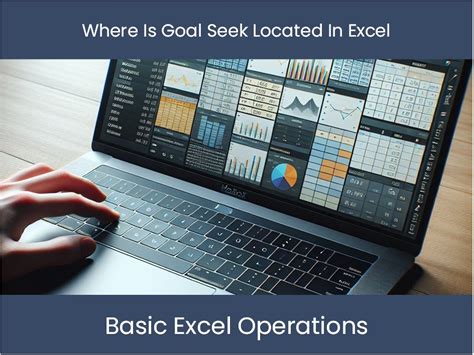 excel tutorial where is goal seek located in excel excel