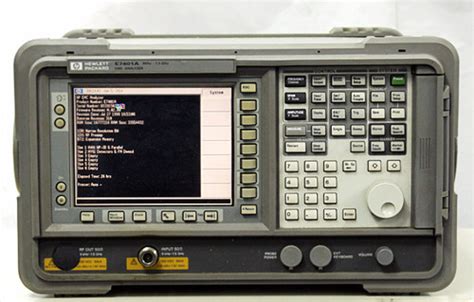 Agilent E7401a Emc Analyzer Rescience