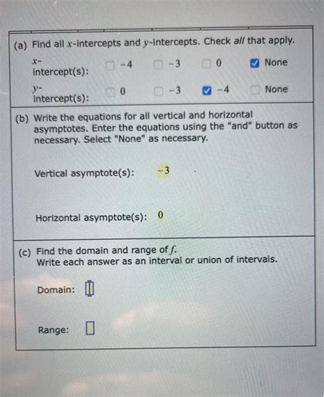 Solved 8 9 4 8 ta 9 于 a Find all x intercepts and Chegg com