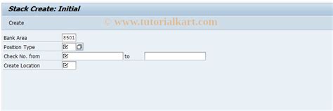 F A Sap Tcode Creat Check Stack
