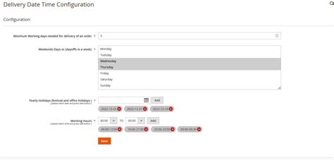 Magento 2 Delivery Date And Time Extension Documentations Letscms Pvt Ltd