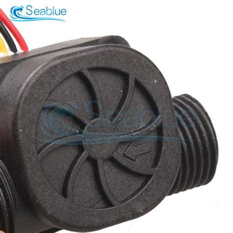 1 30l Min 4 Point Water Flow Sensor Fluid Flowmeter Switch Counter Hall Control Machine Flow