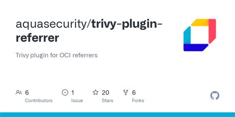 Github Aquasecuritytrivy Plugin Referrer Trivy Plugin For Oci Referrers