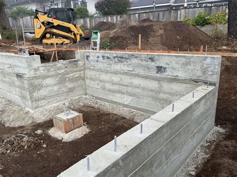 Concrete Foundation Phase Of This Adu Project In Pacific Grove Is