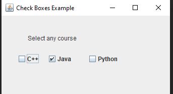 Java Swing Jcombobox
