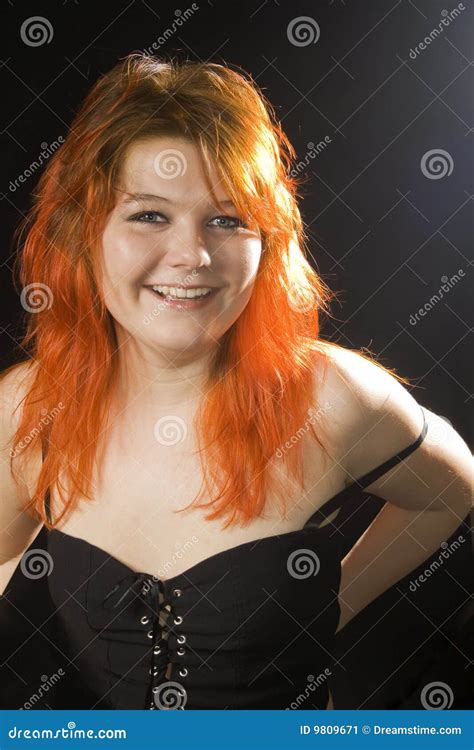 Red Haired Stock Image Image Of Body Femininity Friendly 9809671