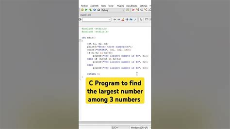 C Program To Find The Largest Number Among 3 Numbersclanguage