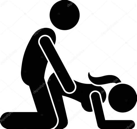 Ilustración Vectorial Minimalista Posición Sexual Vector de stock por leremy