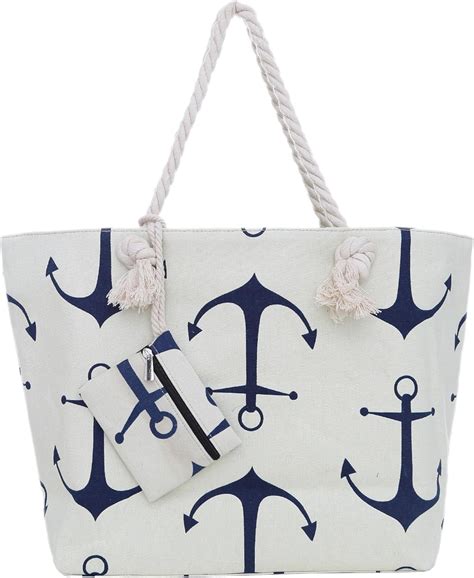 Dondon Strandtasche Xxl Mit Reißverschluss Umhängetasche Damen Shopper Tasche Damen Im Beach