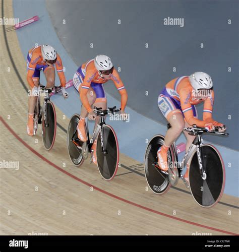 London Olympic Velodrome Track Cycling Bike Racing Netherlands Dutch