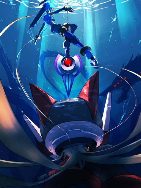 Zero Zeroz And Leviathan Mega Man And 2 More Drawn By Omochi