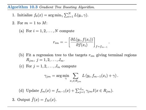 Spelling Out A Detail In The Gradient Boosting Machine Algorithm For Binary Classification
