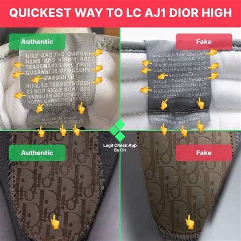 Dior Jordan 1 Low Real Vs Fake How To Spot Fakes 2024 Artofit