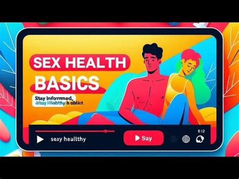 Understanding Sexual Health Basics STI Testing Contraception Menstrual Cycle More YouTube