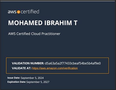 mohamed ibrahim t on linkedin aws cloudpractitioner cloudcomputing
