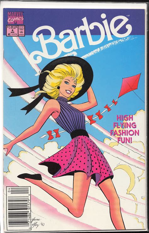 Barbie 4 1991 Barbie Comic Books Copper Age Marvel Cartoon Character Hipcomic
