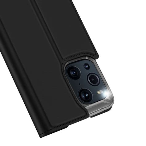 Dux Ducis Skin Pro Series Oppo Find X Pro Hoesje Wallet Case Zwart GSMpunt Nl