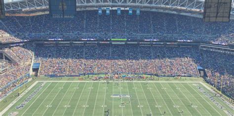 How Many Seats In Seattle Seahawks Stadium The Tube