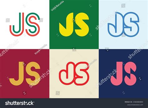 Red Blue Js Logo Over 47 Royalty Free Licensable Stock Vectors
