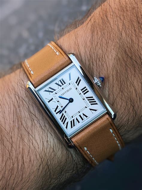 Tank Must Large Solarbeat On Tan Leather Rcartier