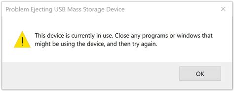 Problem Ejecting Usb Mass Storage Device Fix