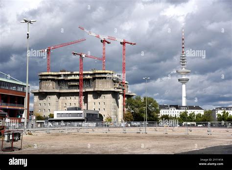 Europe Germany Hanseatic City Of Hamburg St Pauli Former Bunker On