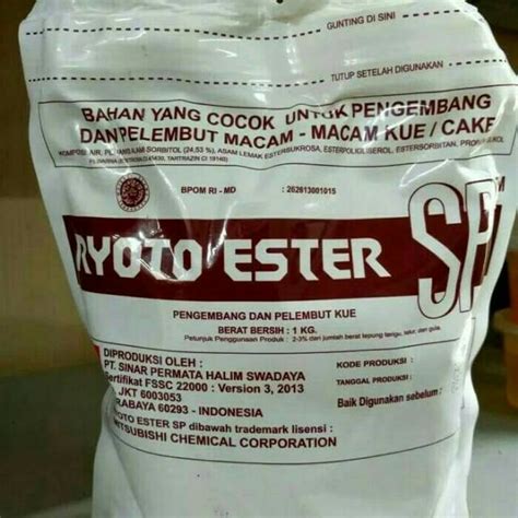 Jual Sp Ryoto Ester Sp 1kg Shopee Indonesia