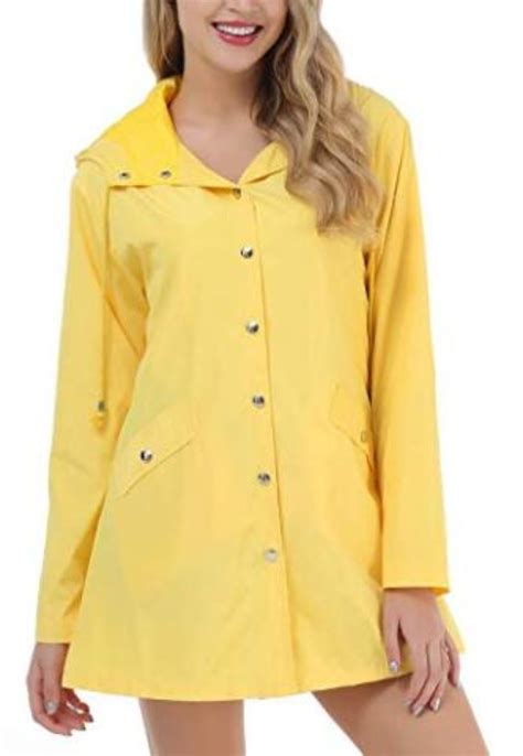 Chubasquero Ligero Con Capucha Para Mujer Chaquet Grandado