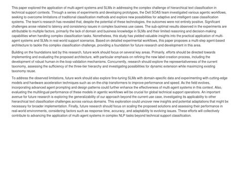 Conclusions And Future Work Rethinking Hierarchical Text Classification Insights From Multi