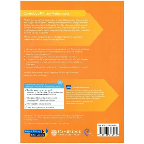 Cambridge Primary Mathematics Learners Book 2 With Digital Access