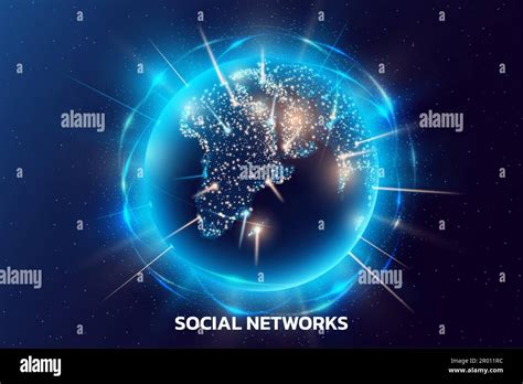 World Globe Technology 3d Digital Earth Map Connect With Space Global Tech Network