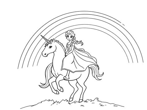 Free Printable Unicorn Princess Coloring Pages 2025
